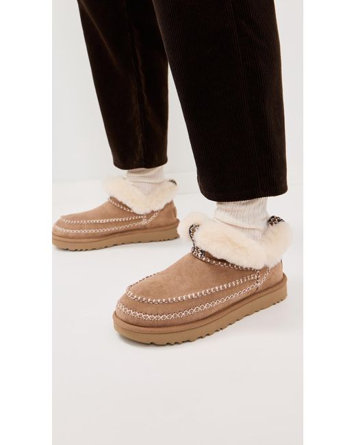 UGG Classic Ultra Mini Alpine Boots in White | Lyst