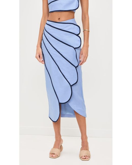 AZULU Sango Skirt in Blue | Lyst