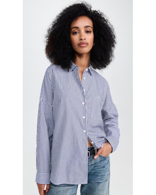 Alex Mill Aex I Jo Hirt In Triped Paper Popin X in Purple | Lyst