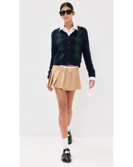 Lioness Dynasty Mini Skort in Black | Lyst
