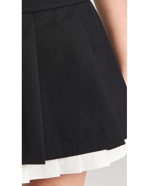 ShuShu/Tong Ruffled Pleat Short Skirt in Black | Lyst