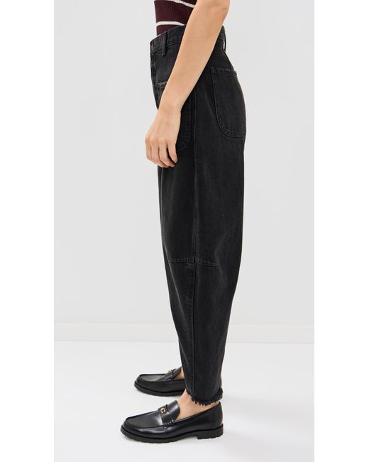 Polo Ralph Lauren Curved Tapered Jeans in Black | Lyst
