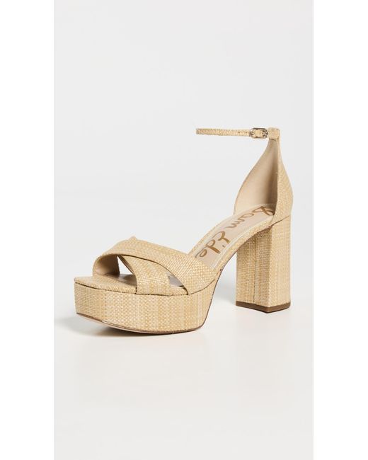 Sam Edelman Jullian Sandals in Natural | Lyst
