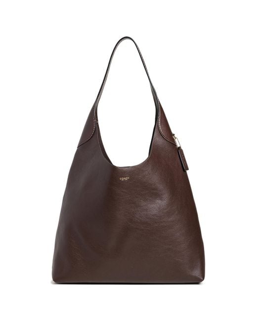 COACH Brooklyn Shoulder Bag 39 in Brown | Lyst