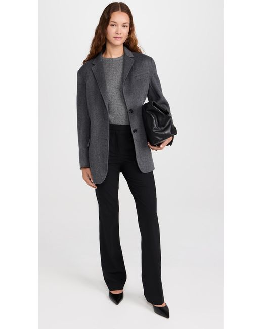 Theory Oversized Tailored Jacket in Black | Lyst