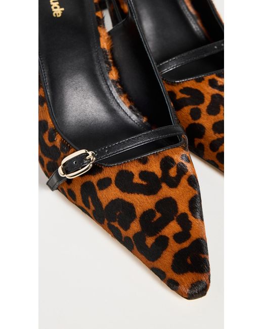 Larroude Ines Mules in Black | Lyst