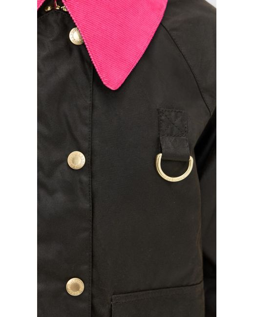 Barbour Icons Spey Wax Jacket in Red | Lyst
