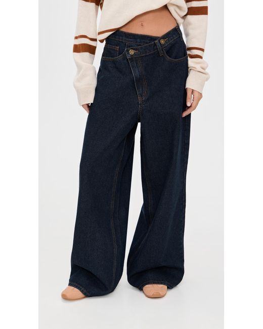 Lioness Crush Jeans in Blue | Lyst