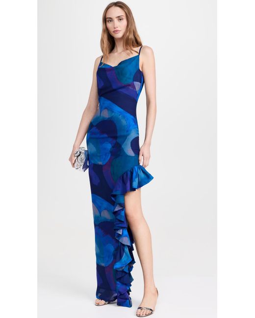 Rendoll Nadine Dress in Blue | Lyst