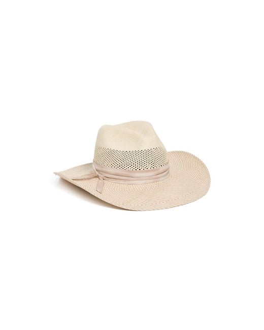 Freya Mesquite Straw Hat in White | Lyst