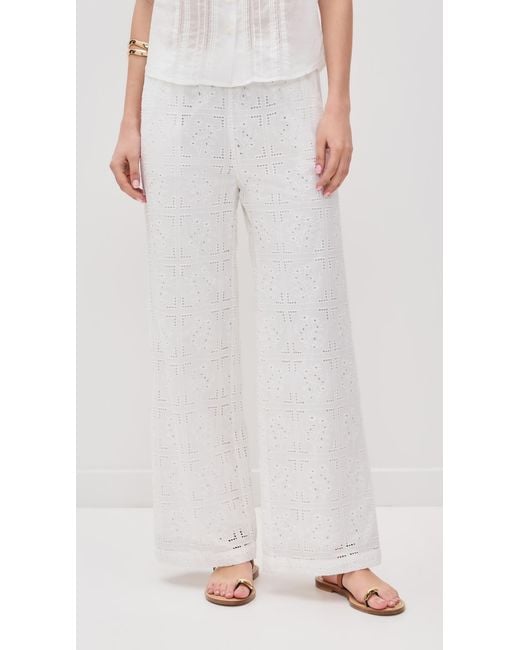 Birds Of Paradis Vera Pants in White | Lyst