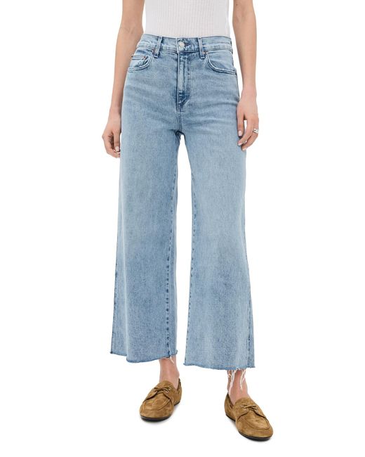 Le Jean Juliette Wideleg Anks in Blue | Lyst