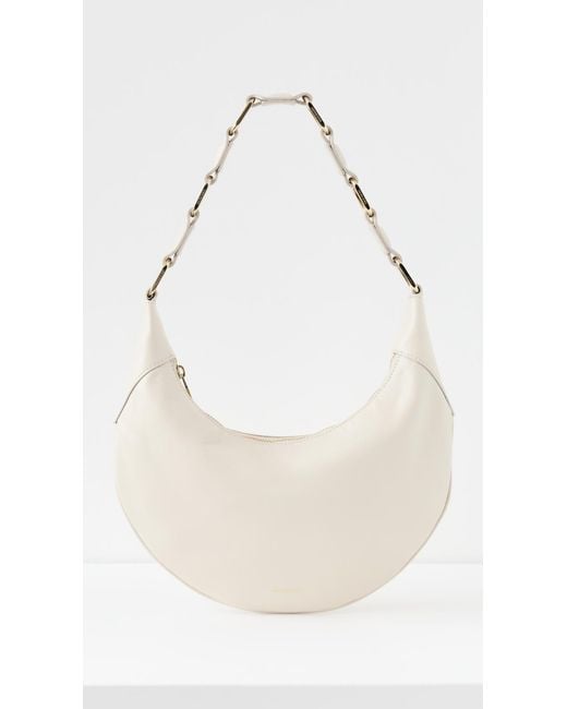 Anine Bing Kate Hobo Bag in White | Lyst