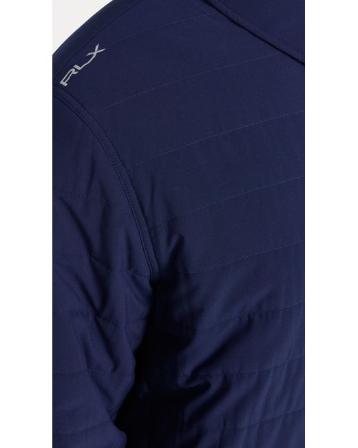 Ralph Lauren Rx Ong-eeve Tech Tretch Hirt Jacket X in Blue for Men | Lyst