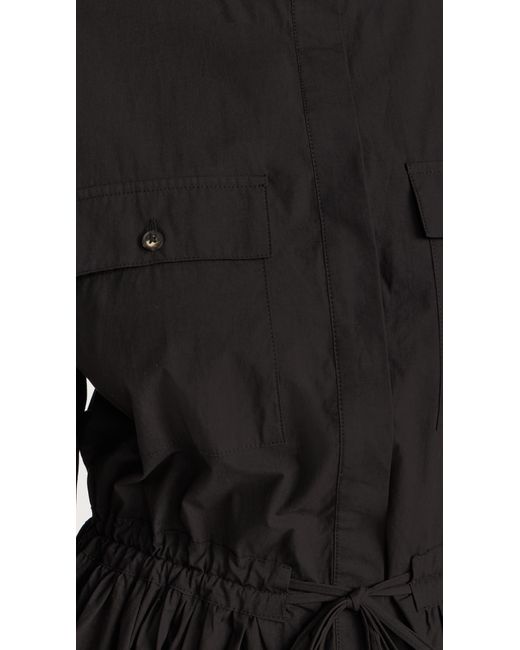 Hevron Hannah Mini Dress in Black | Lyst