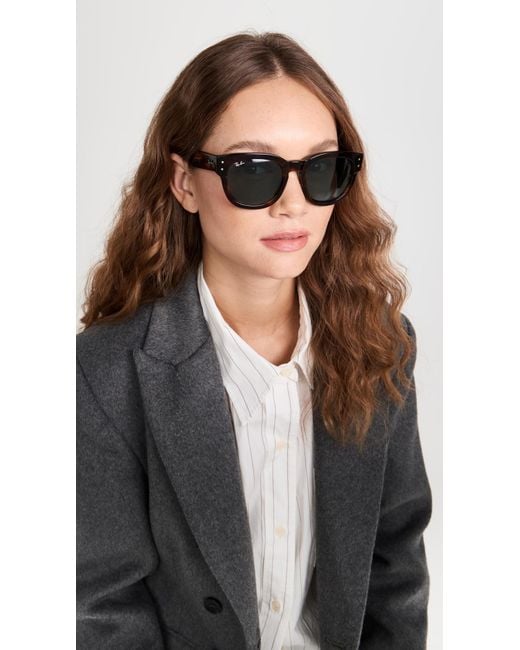 Ray-Ban Mega Hawkeye Sunglasses in Blue | Lyst