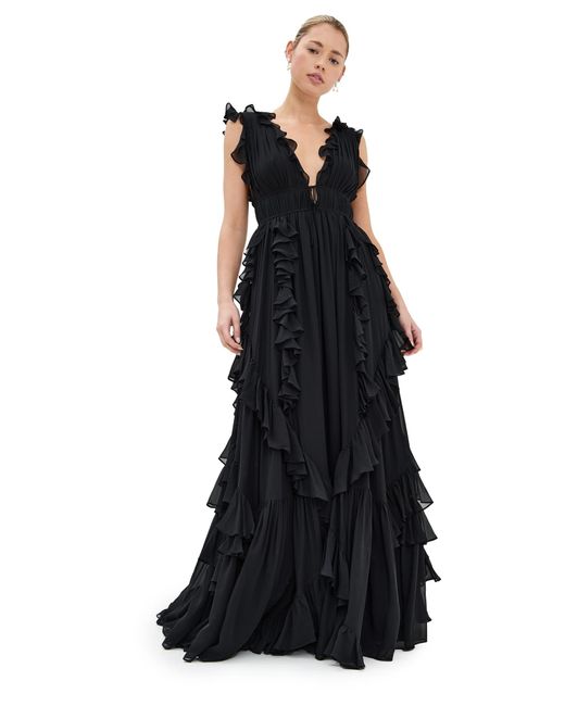 Ulla Johnson Florella Gown in Black | Lyst