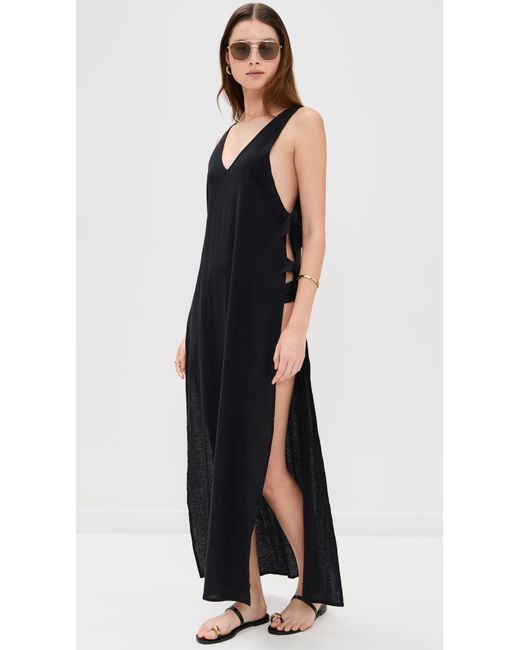 Vitamin A Riviera Dress in Black | Lyst