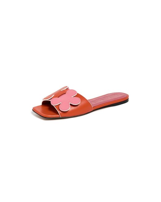 Marni Daisy Sandals in Red | Lyst