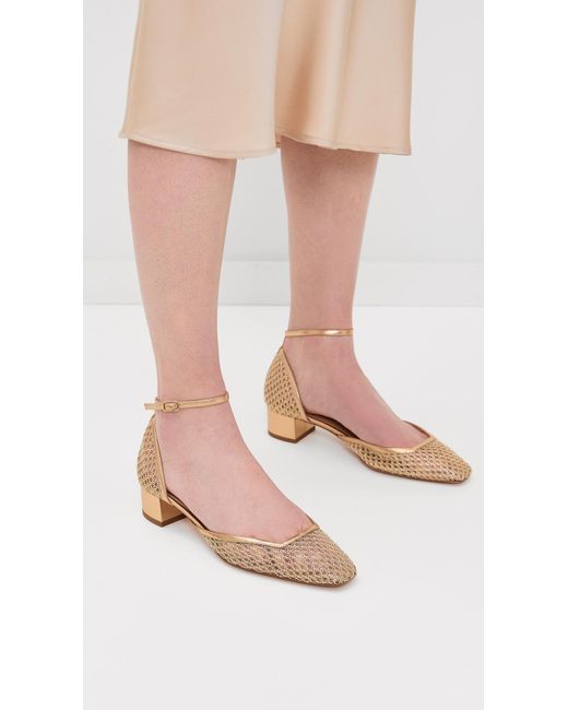 Aquazzura Asha Mesh Pumps 35 in Black | Lyst