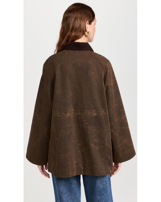 Alex Mill Aex I Chitern Treet Jacket In Waxed Cotton in Brown | Lyst