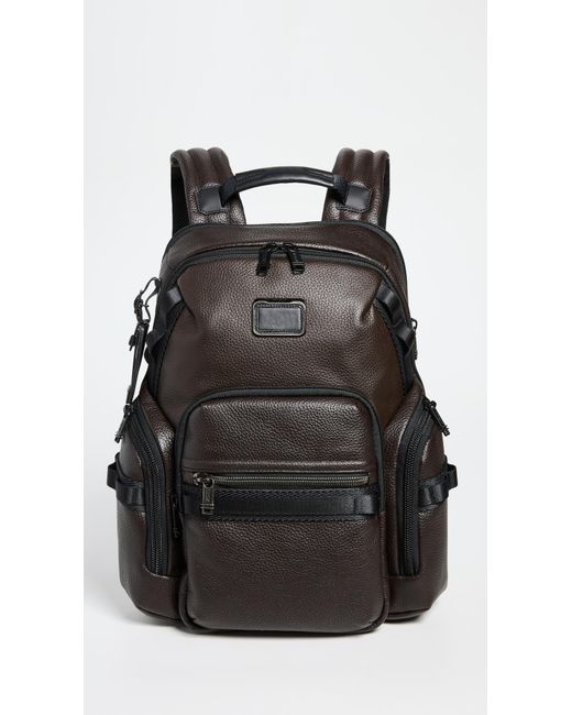 Tumi Alpha Bravo Navigation Backpack in Black for Men | Lyst Canada