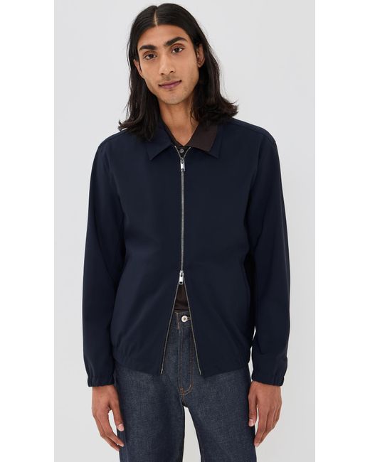 Theory Brody Jacket In Preciion Ponte Batic X in Blue for Men | Lyst