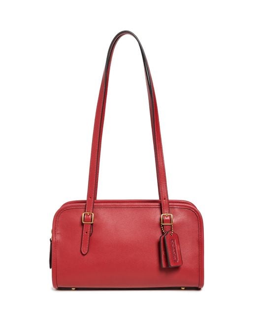 COACH The Originals Glovetanned Swing Bag in Red | Lyst