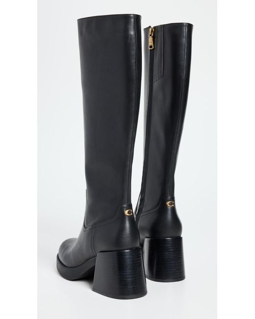 COACH Natasha Boots in Black | Lyst