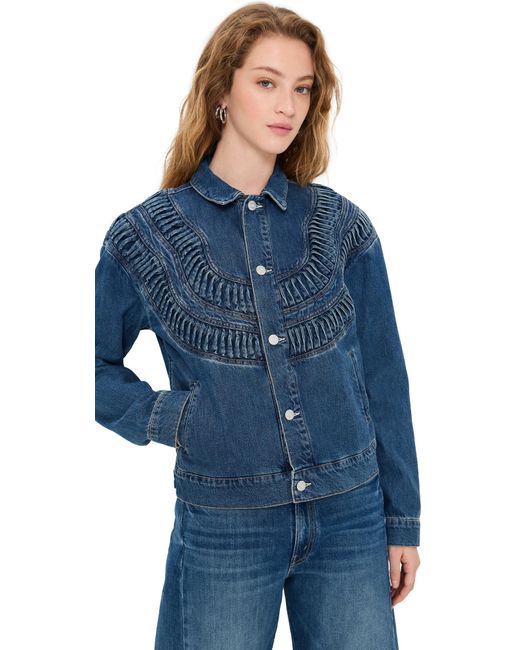 Mother The Loop De Loop Jacket in Blue | Lyst