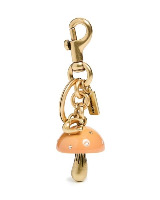 COACH Resin Mushroom Bag Charm in Metallic | Lyst