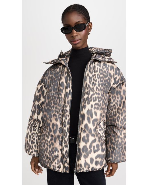 Ganni Leo Puffers Midi Jacket | Lyst