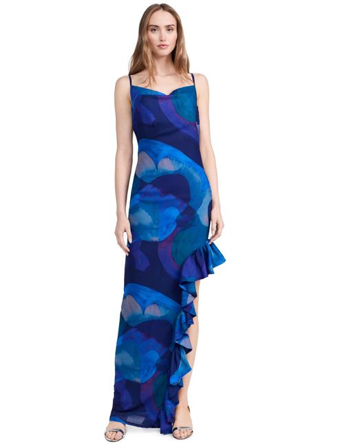 Rendoll Nadine Dress in Blue | Lyst