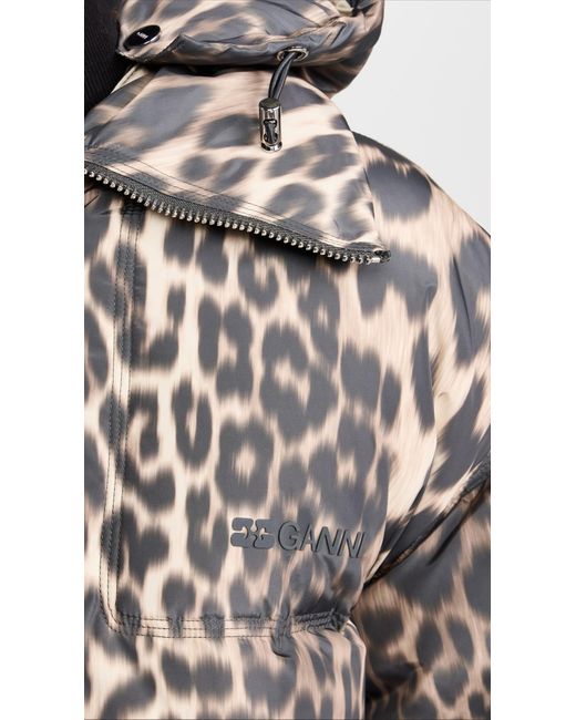 Ganni Leo Puffers Midi Jacket | Lyst