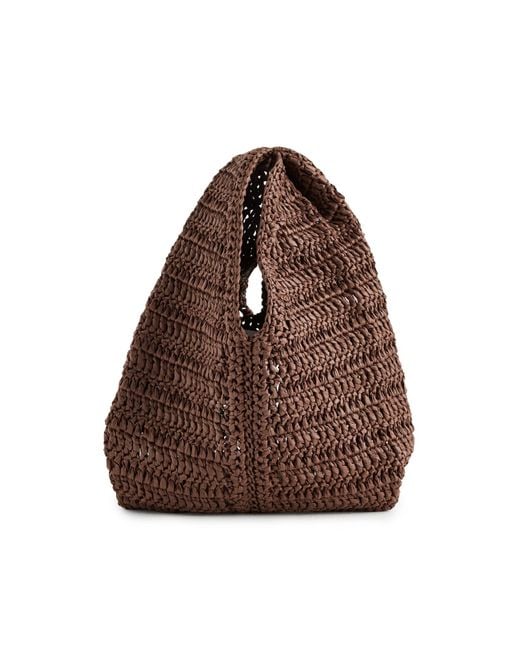 A.L.C. A. L.C. Simone Raffia Bag in Brown | Lyst