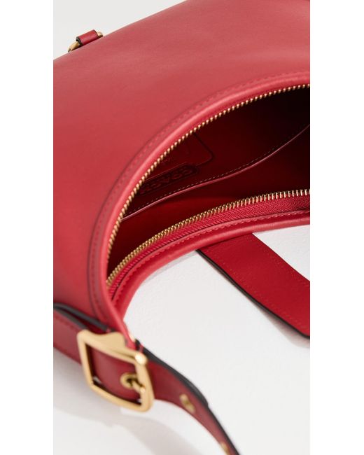 COACH Hamptons Hobo Bag in Red | Lyst