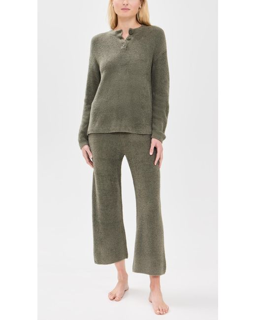 Barefoot Dreams Ccl Textured Pullover in Green | Lyst