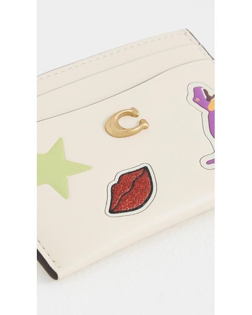 COACH Refined Calf Leather Essential Card Case | Lyst