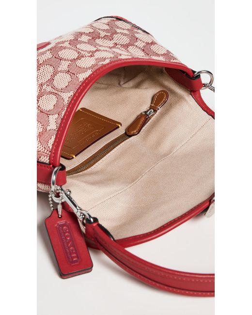 COACH The Originals Signature Jacquard Soho Bag in Red | Lyst