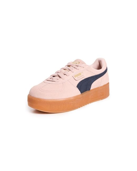 PUMA Palermo Elevata Platform Sneakers in Pink | Lyst
