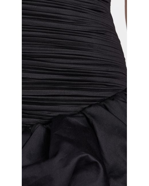 Aje. Violette Bubble Hem Mini Dress in Black | Lyst