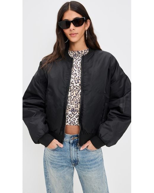 Lioness Essential Bomber Jacket in Black | Lyst