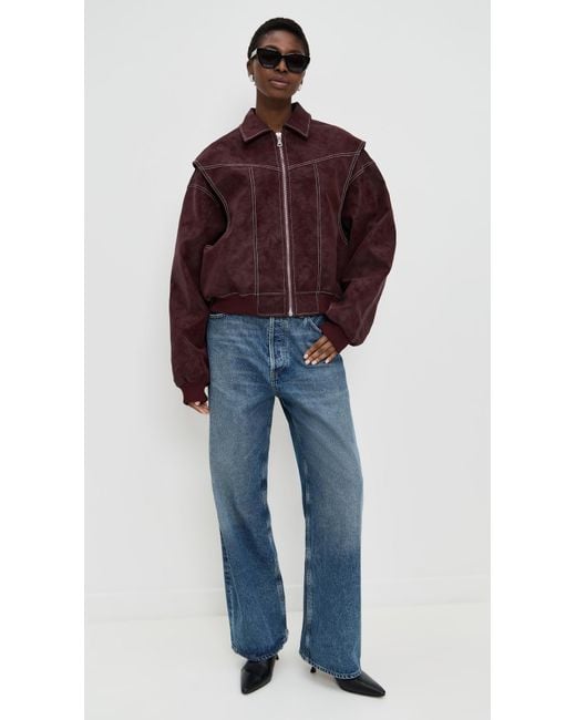 Lioness Vista Bomber in Red | Lyst Canada