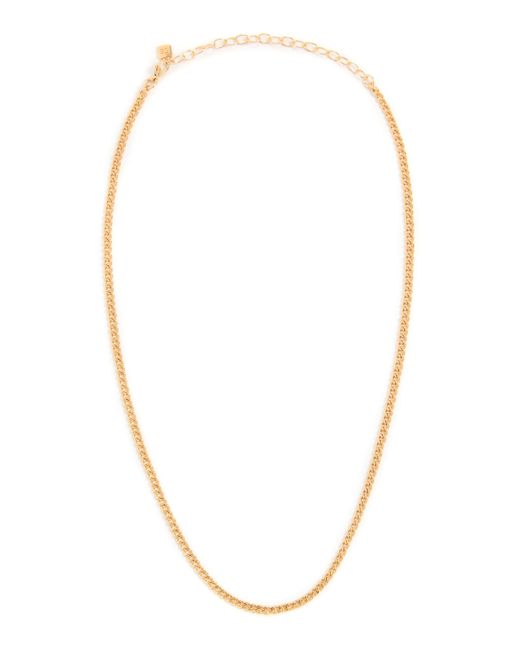 Gwen Beloti Nova Chain Curb Necklace in Metallic | Lyst