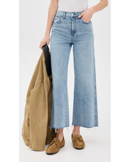 Le Jean Juliette Wideleg Anks in Blue | Lyst