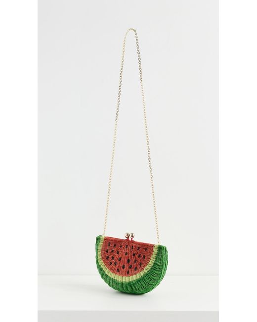 Serpui Tasty Watermelon Clutch in Red | Lyst Canada