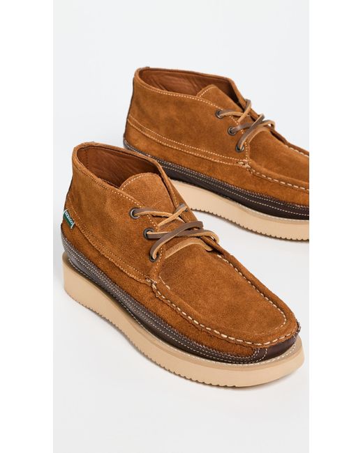Sebago Suede Canoe Moc Boots for Men | Lyst