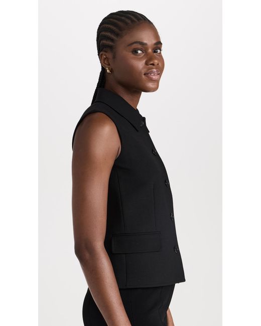 Theory Tailored Vest in Black | Lyst