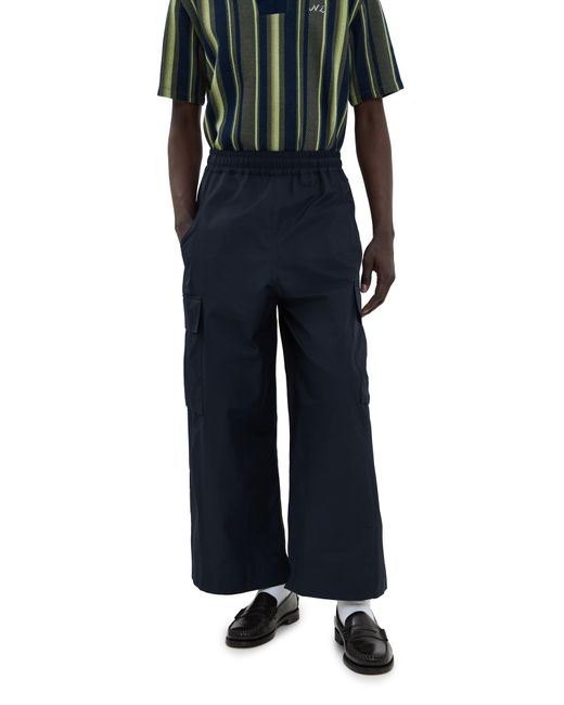 Nicholas Daley Wide Leg Cargo Pants in Black for Men | Lyst