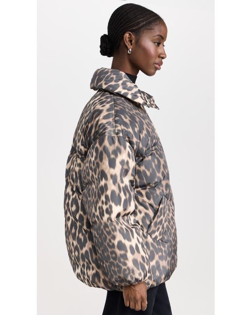 Ganni Leo Puffers Midi Jacket | Lyst